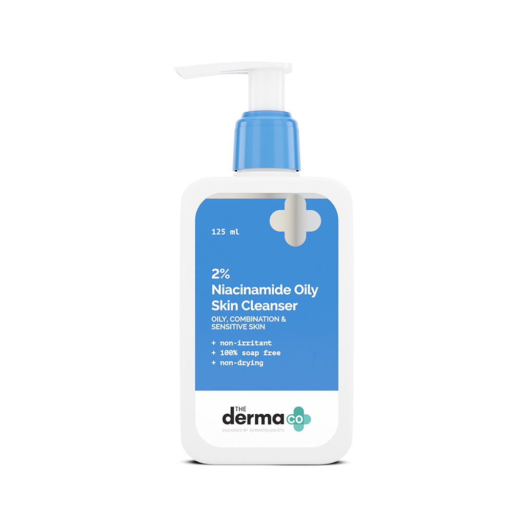 2 Niacinamide Oily Skin Cleanser 125ml The Derma Co